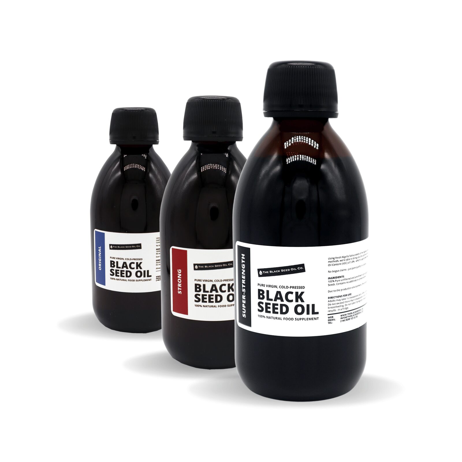 Strong Black Seed Oil - 250ml Bottle - The Black Seed Oil Company